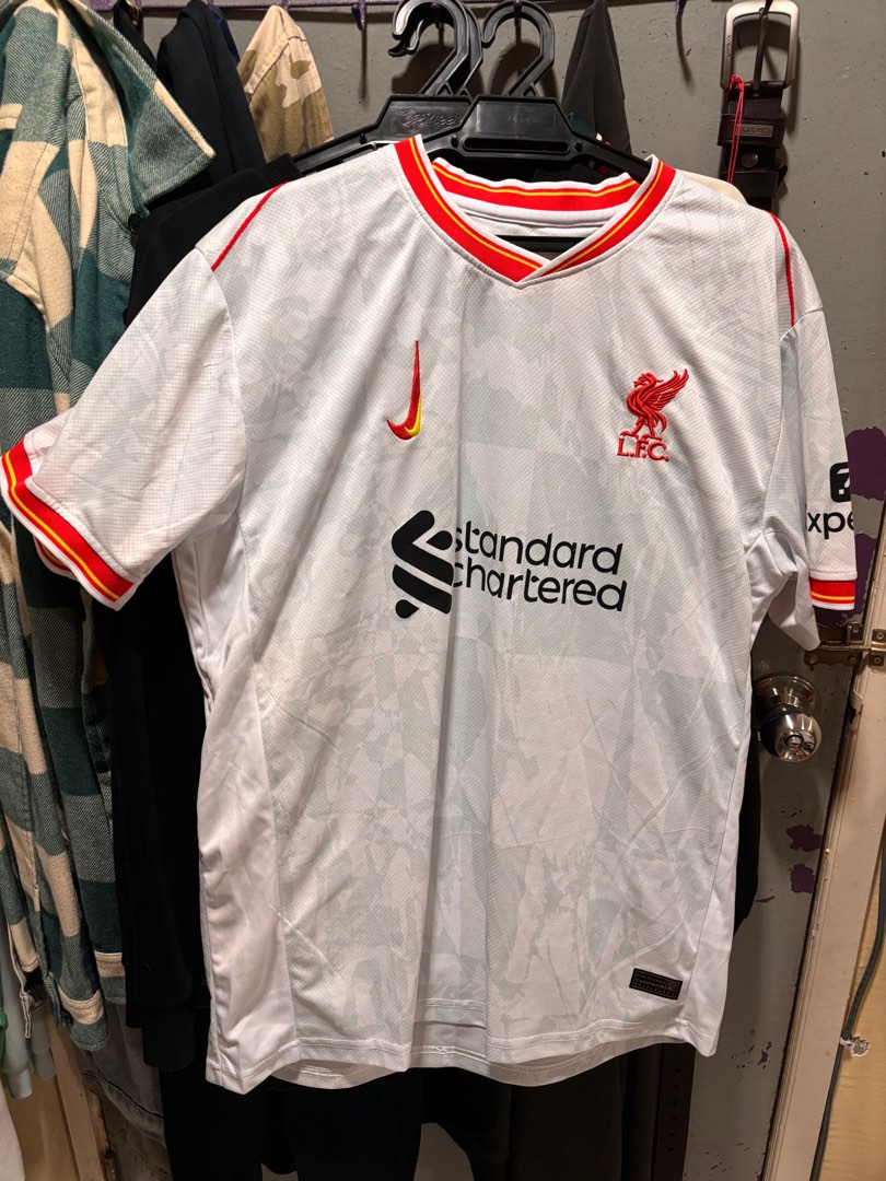 Liverpool jersey third kit 24/25, Men's Fashion, Activewear on Carousell