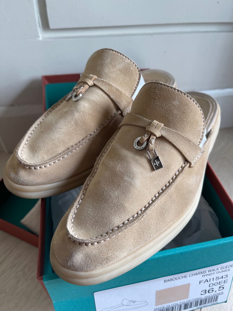 Loro Piana babouche charms walk summer walk eu 36.5, Luxury, Sneakers & Footwear on Carousell