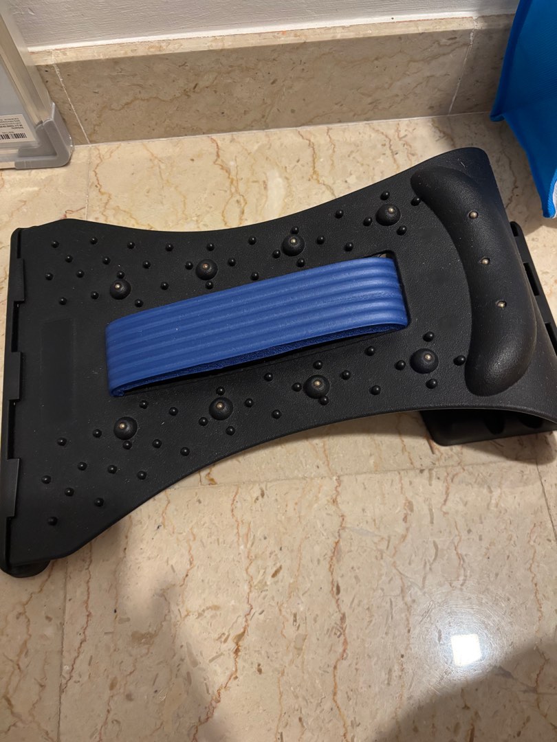 Lumbar stretcher for upper back pain, Health & Nutrition, Assistive ...
