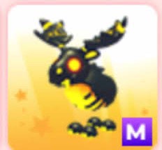 MEGA NEON MAGMA MOOSE ADOPT ME PETS, Video Gaming, Gaming Accessories, In-Game Products on Carousell