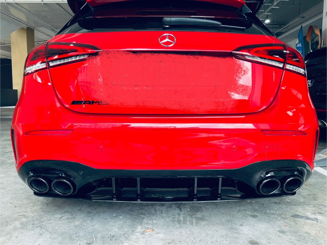 Mercedes AMG Diffuser A Class W177 A180 A200 A250, Car Accessories ...