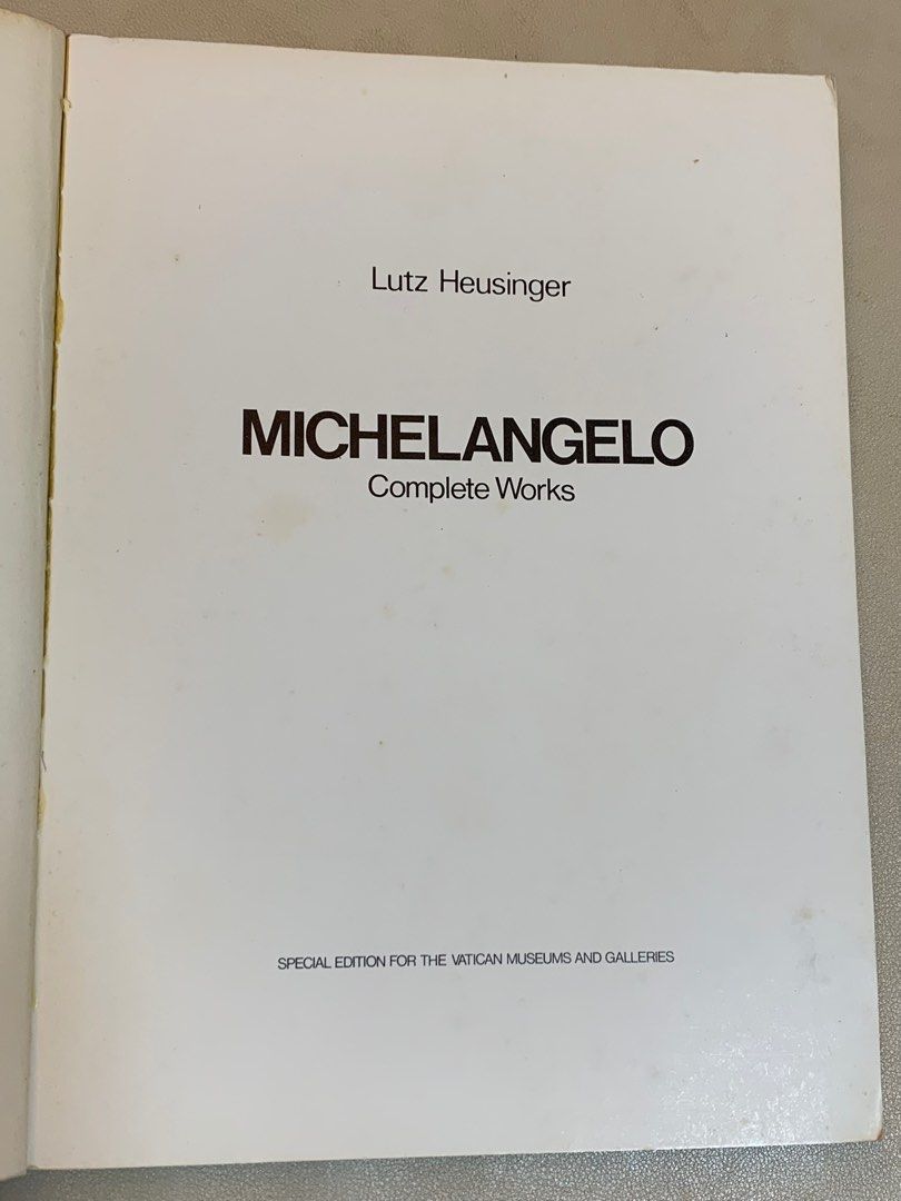 Michelangelo Complete Works - special edition for The Vatican Museum ...
