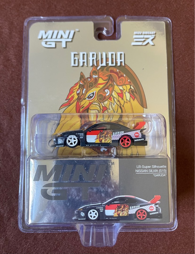 Mini GT garuda nisaan silvia s15, Hobbies & Toys, Toys & Games on Carousell