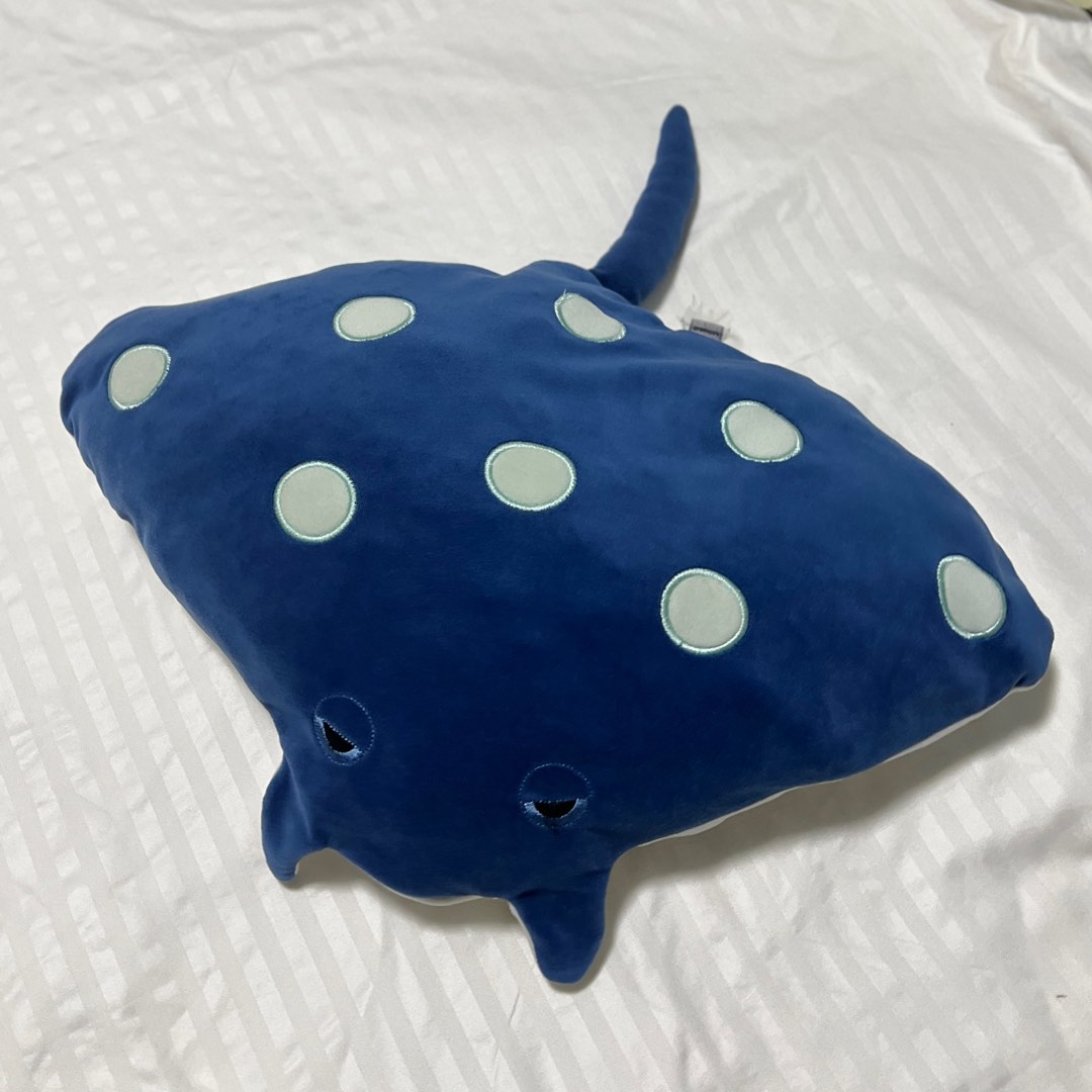 MINISO Cute devil fish pillow 54cm, Hobbies & Toys, Toys & Games on ...