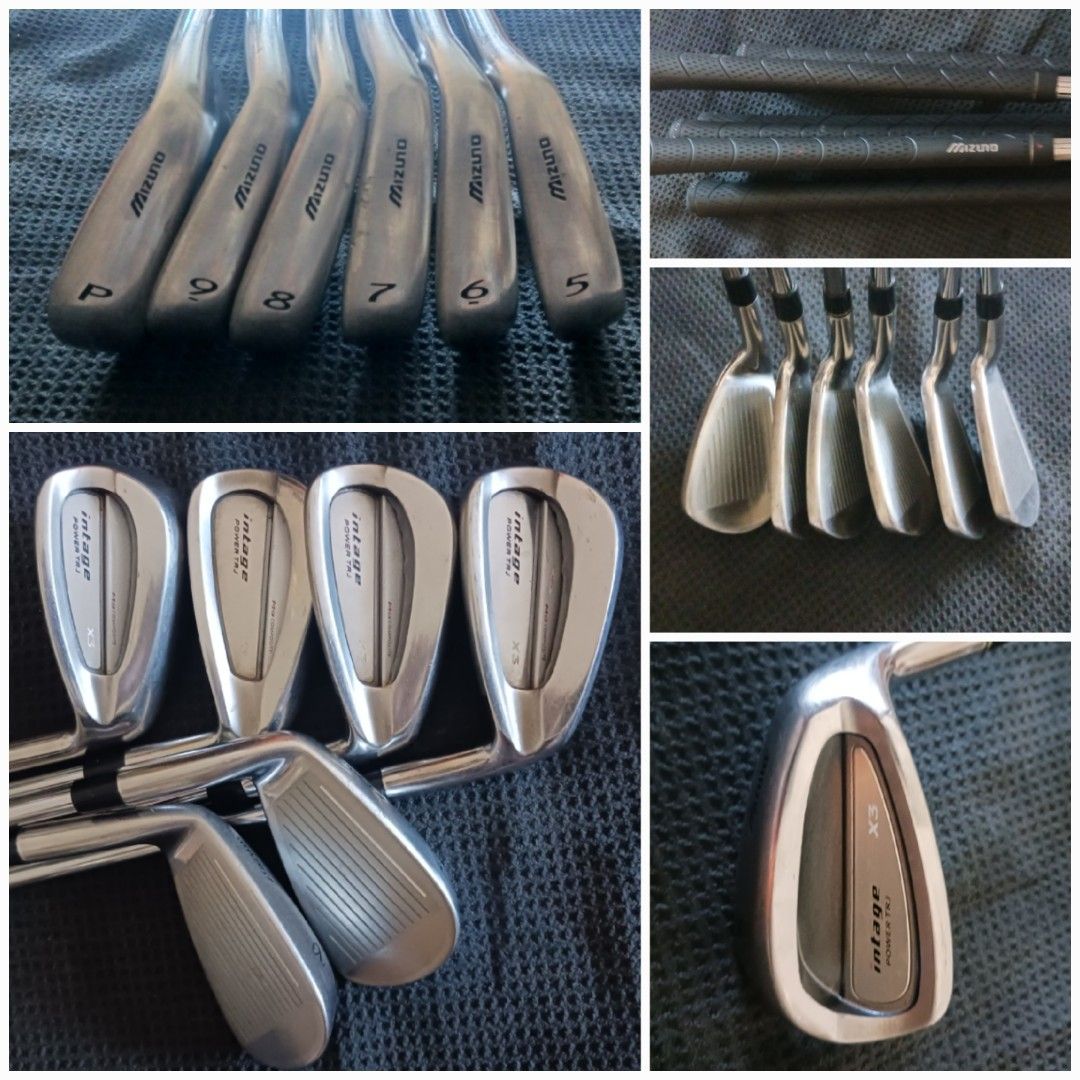 Mizuno JDM Golf Irons Set 5-PW X3 Power TRJ Steel Shaft, Sports ...