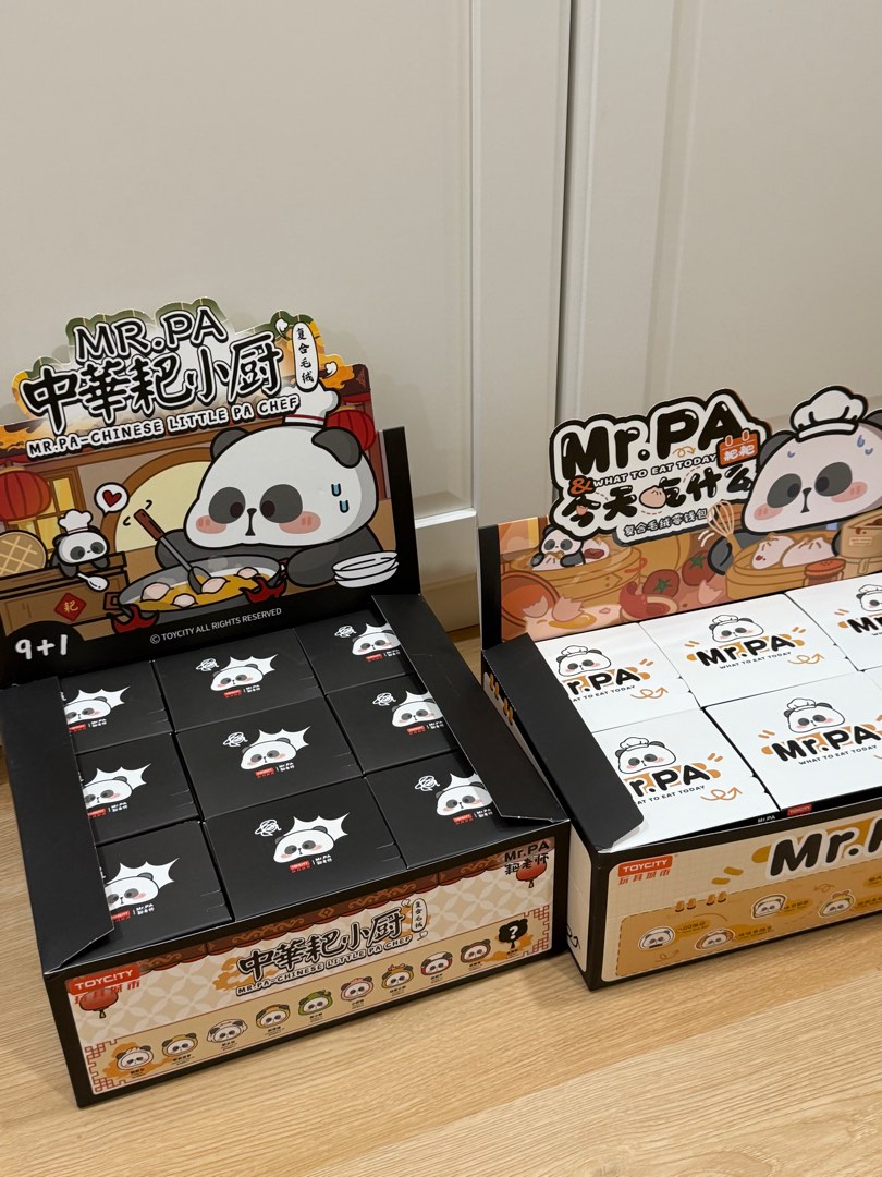 MR.PA Chinese little PA Chef series plush blind box, Hobbies & Toys ...