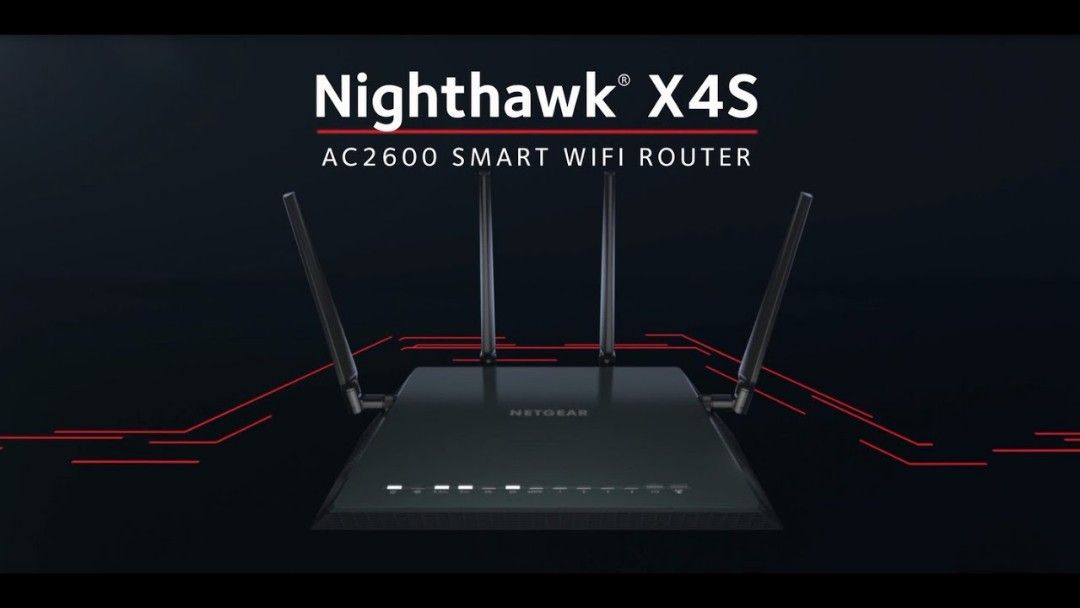 Netgear Nighthawk® X4S Dual-Band WiFi Router (up to 2.53Gbps) with MU ...
