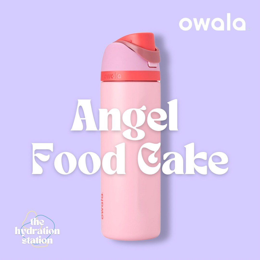 [NEW, Rare] Ready stock, Owala FreeSip 24oz, Angel Food Cake, Pink ...