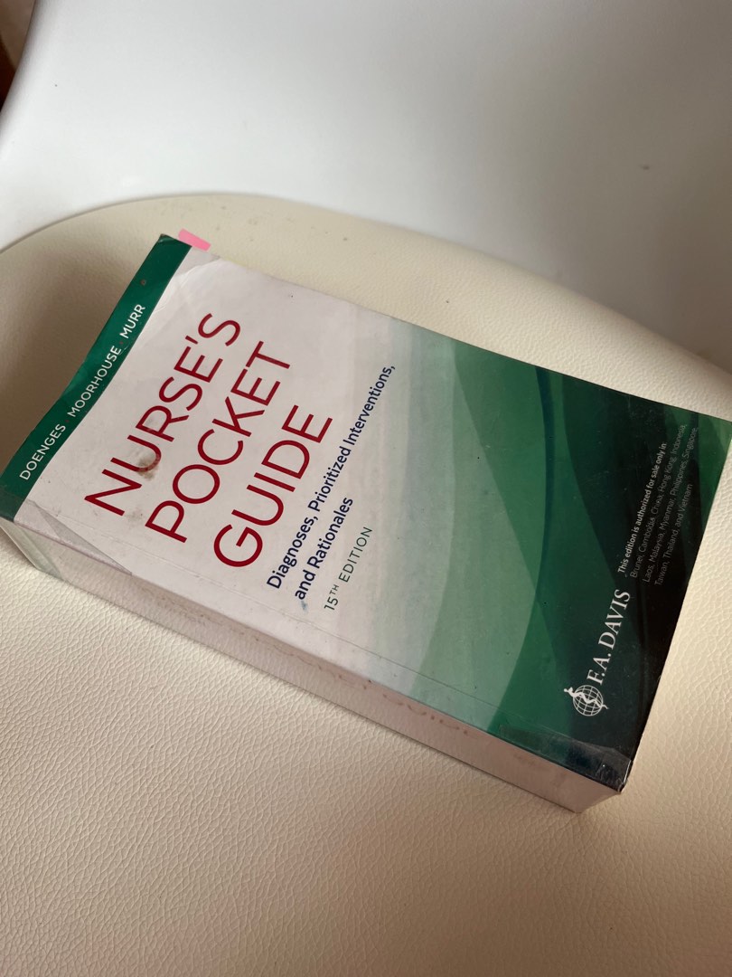 NURSING POCKET GUIDE AND DRUG HANDBOOK, Hobbies & Toys, Books ...