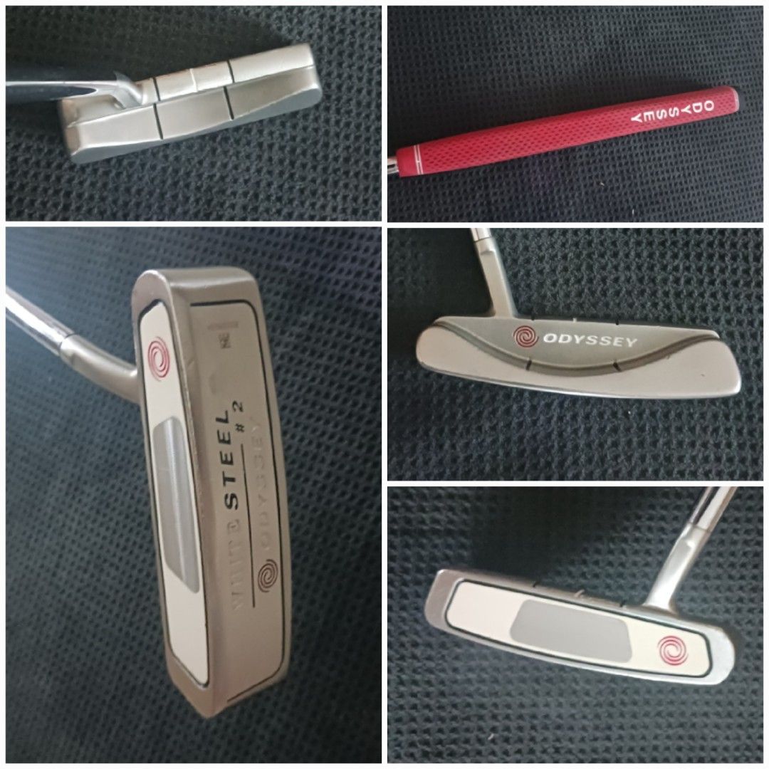 Odyssey Golf Putter Milled Face White Steel NEW Grip, Sports Equipment ...