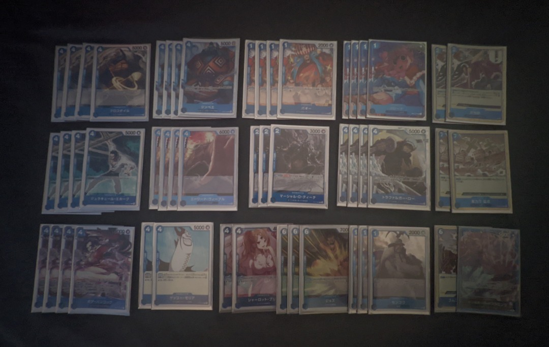 One piece tcg blue doflamingo deck with spare, Hobbies & Toys, Toys ...