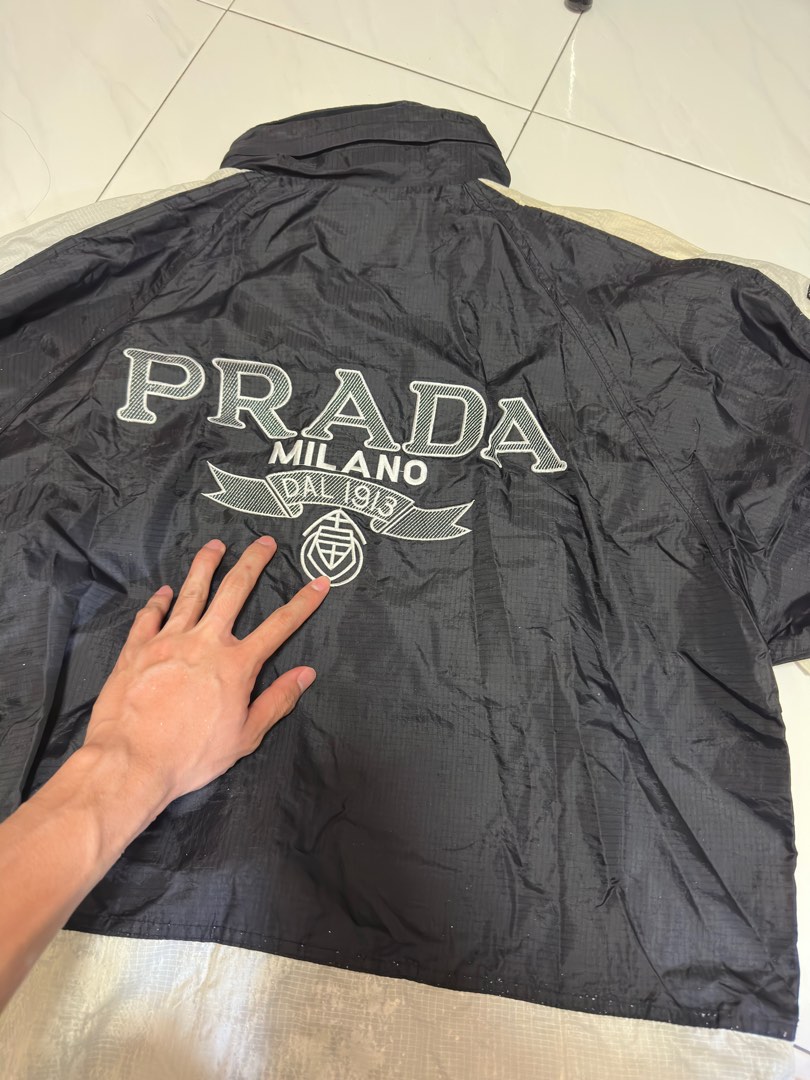 Original Prada Milano - Windbreaker Jacket, Men's Fashion, Activewear ...