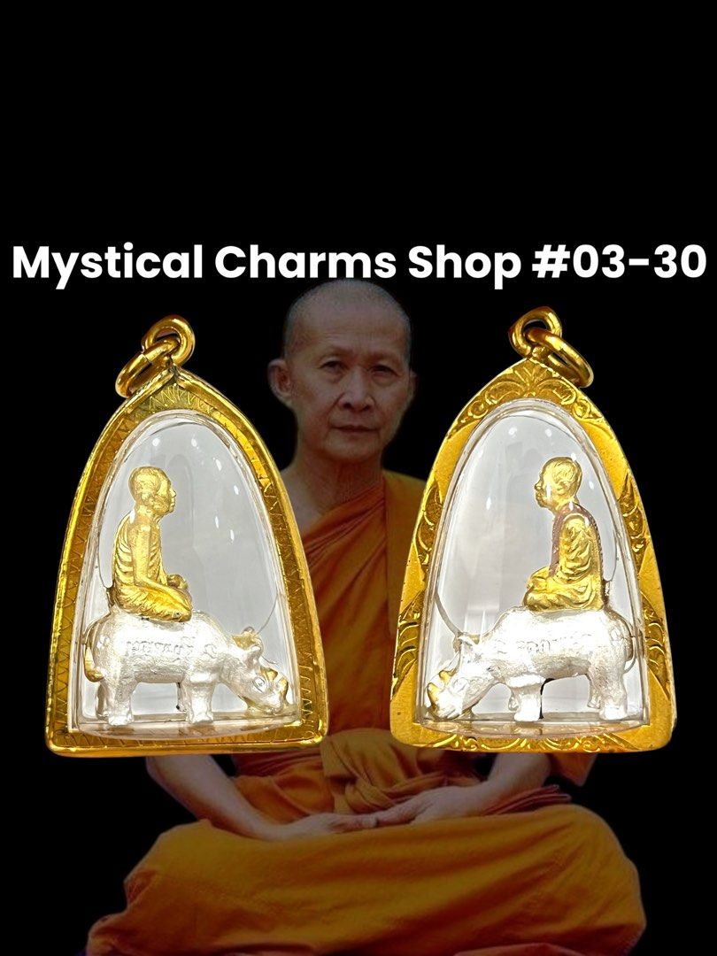Our shop-LP Samrit Leklai Founder Roop Lor Samkasat Thai Amulet Micron Casing By LP Watchara In ...