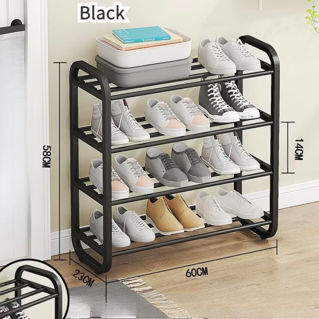 Outdoor Simple Shoe Rack | Waterproof Thick Steel Pipe Shoe Shelf ...