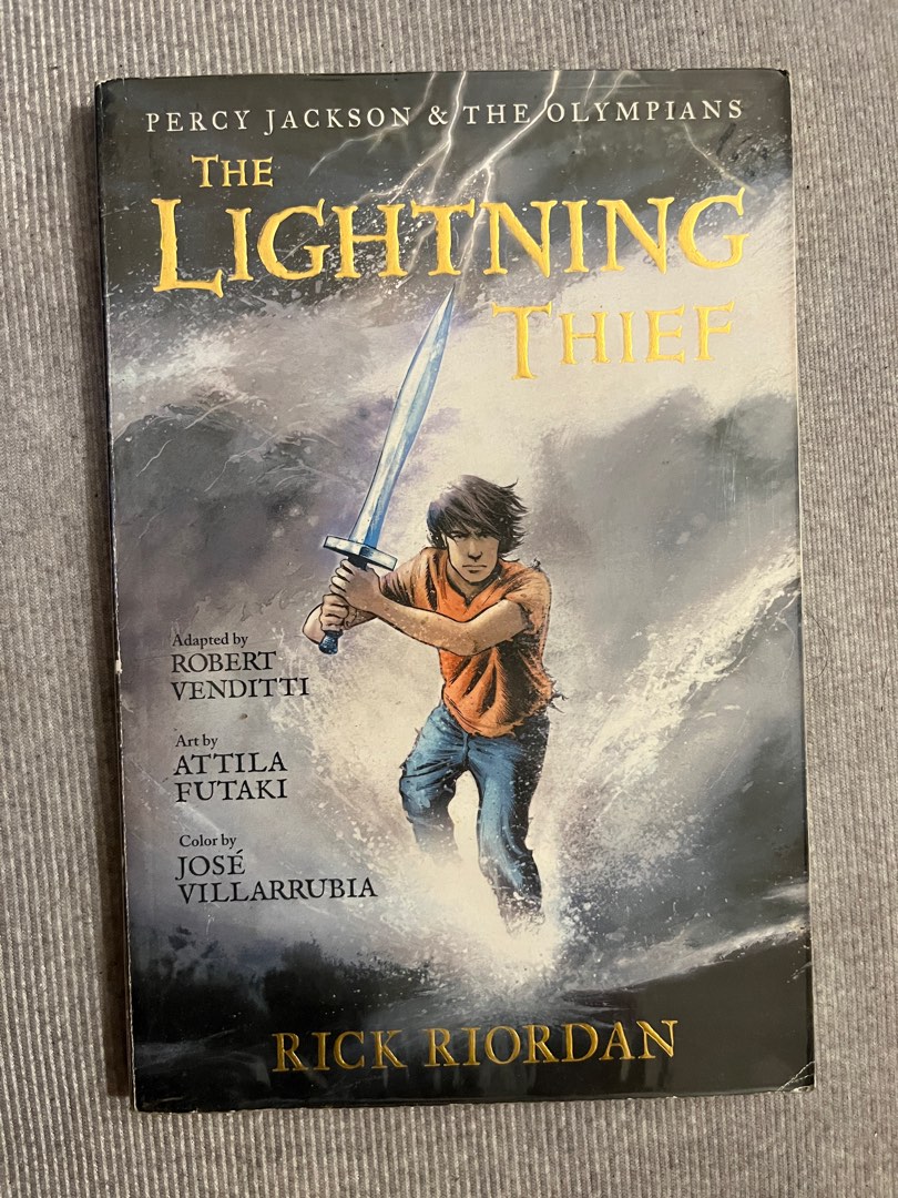 Percy Jackson - The Lightning Thief Graphic Novel, Hobbies & Toys ...