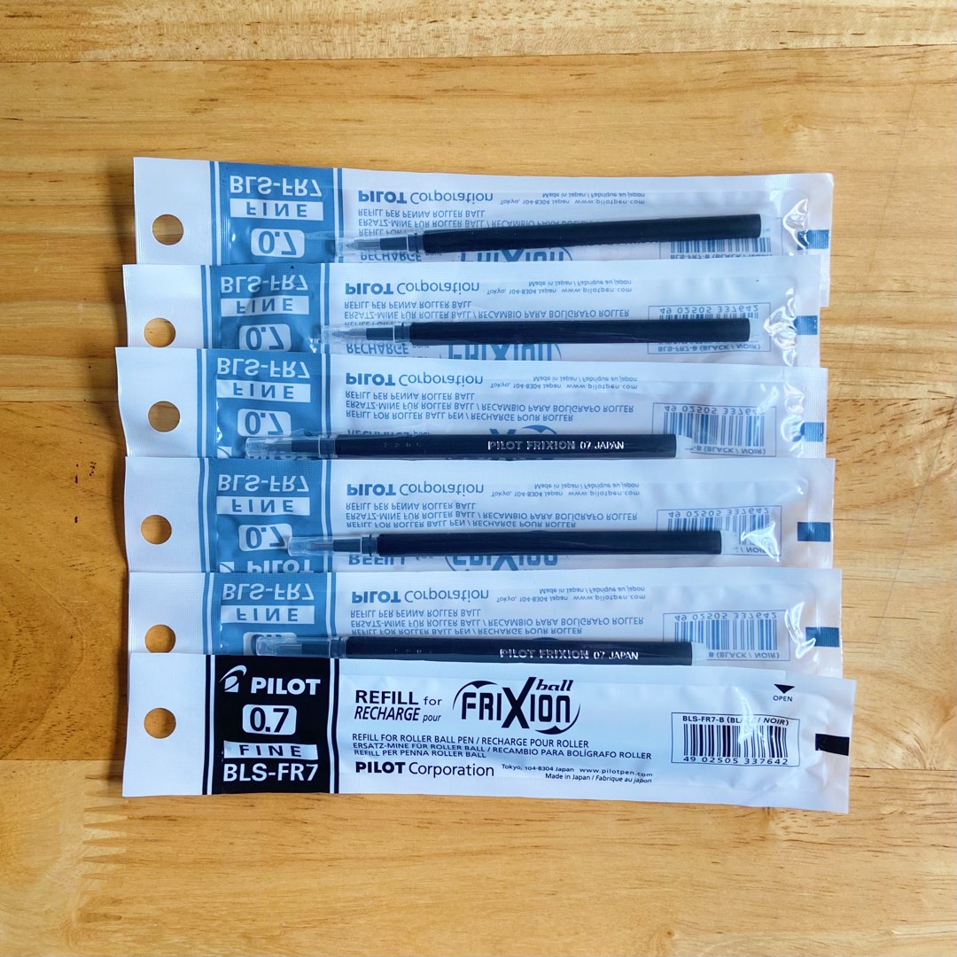 Pilot Frixion Pen Refill 0.7mm Fine, Hobbies & Toys, Stationary & Craft ...