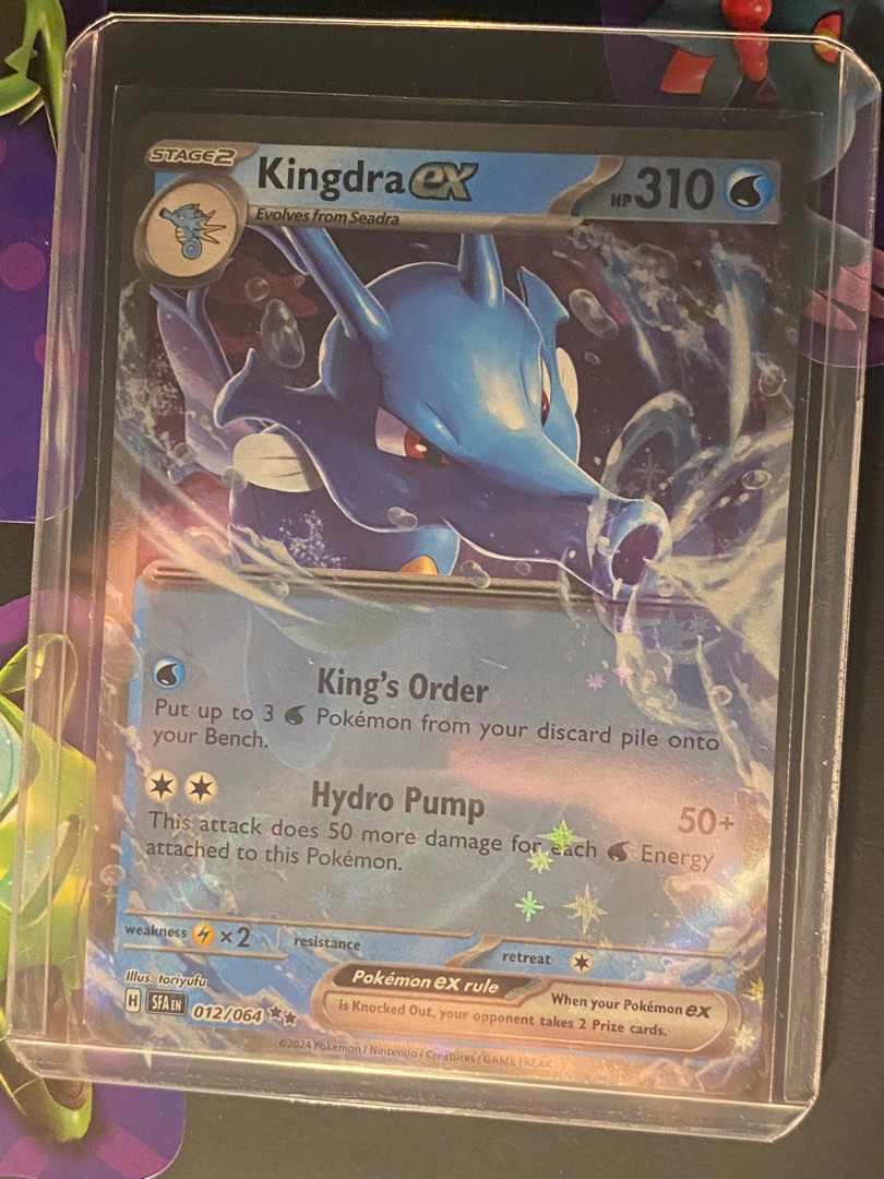 Pokemon Card - Kingdra EX Ultra Rare Shrouded Fable 012/064, Hobbies & Toys, Toys & Games on ...