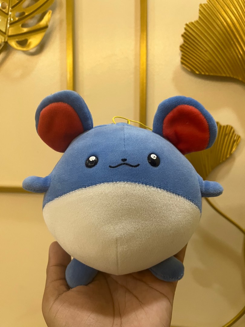 Pokemon Plushie Marill, Hobbies & Toys, Toys & Games on Carousell