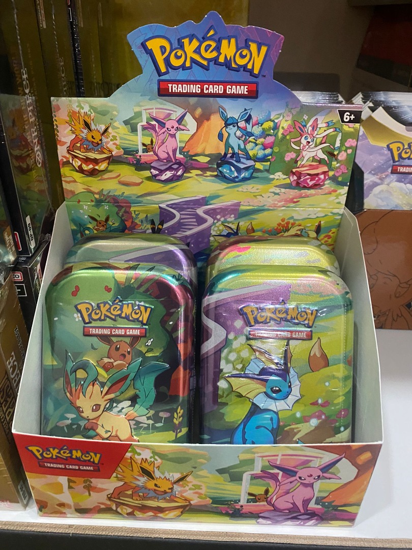 Pokemon Prismatic Evolution Tin Set, Hobbies & Toys, Toys & Games on ...