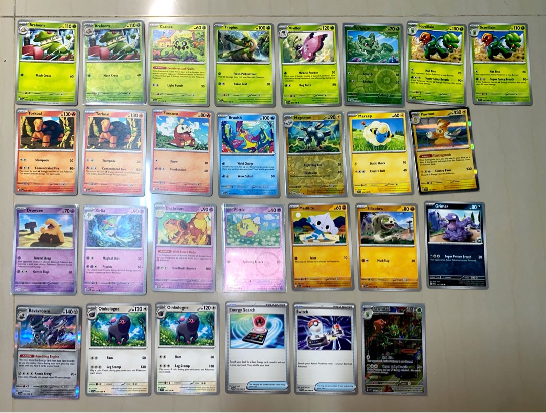 Pokemon TCG: Scarlet & Violet Base set - Scovillain Holo Illustration ...