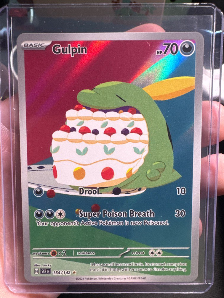Pokemon TCG Stellar Crown Gulpin IR on Carousell