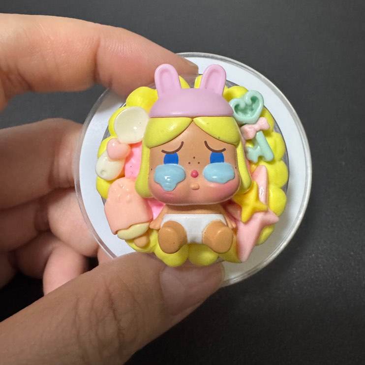 Authentic pop bean crybaby mobile phone popsocket / stand, Hobbies ...
