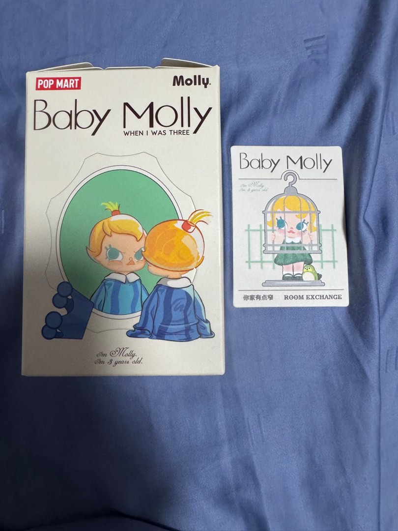 Pop Mart Baby Molly When I Was Three Figure Figurine Room Exchange ...