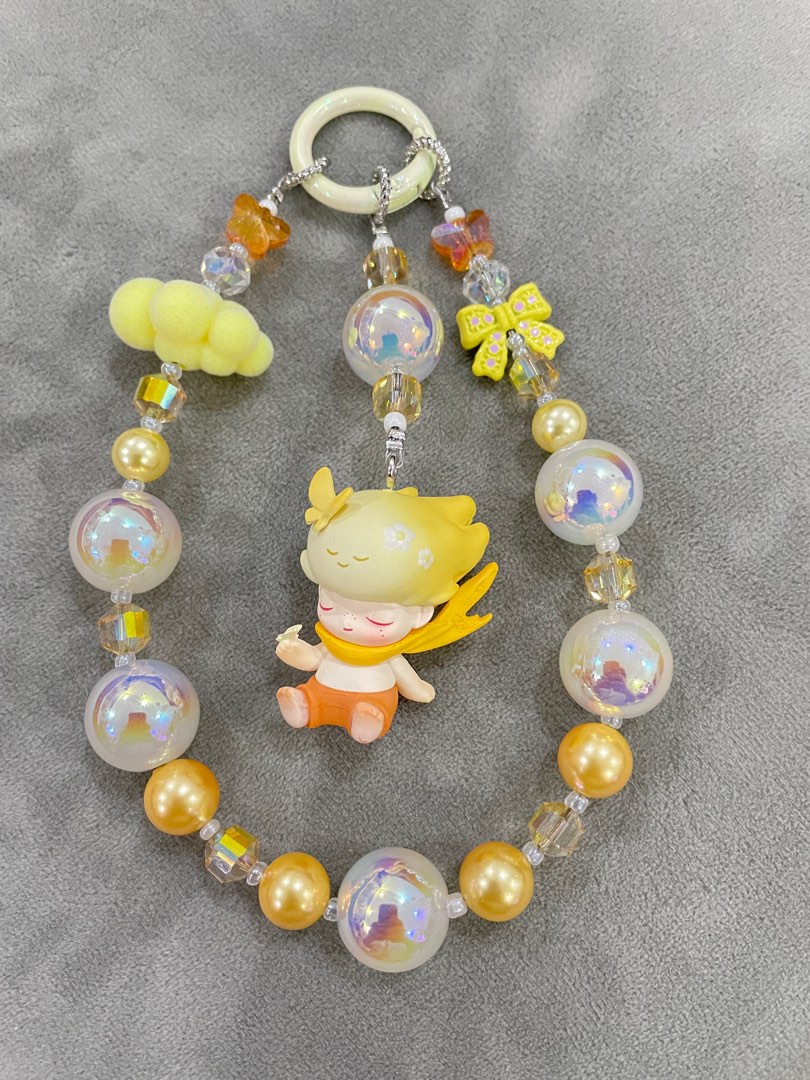 Dimoo handmade phone strap/bag charm, Hobbies & Toys, Stationery ...