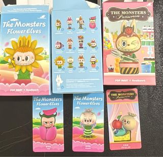 (二換一）Popmart The monsters Flower Elves Laububu, 興趣及遊戲, 玩具 & 遊戲類 - Carousell