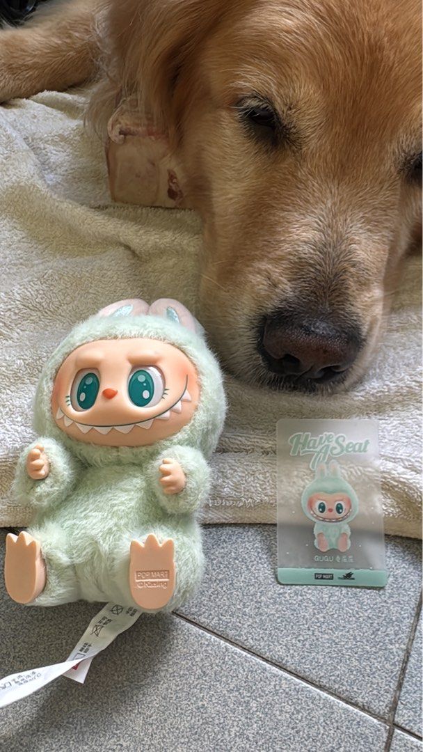 Popmart Labubu V2 (Green), Hobbies & Toys, Toys & Games on Carousell