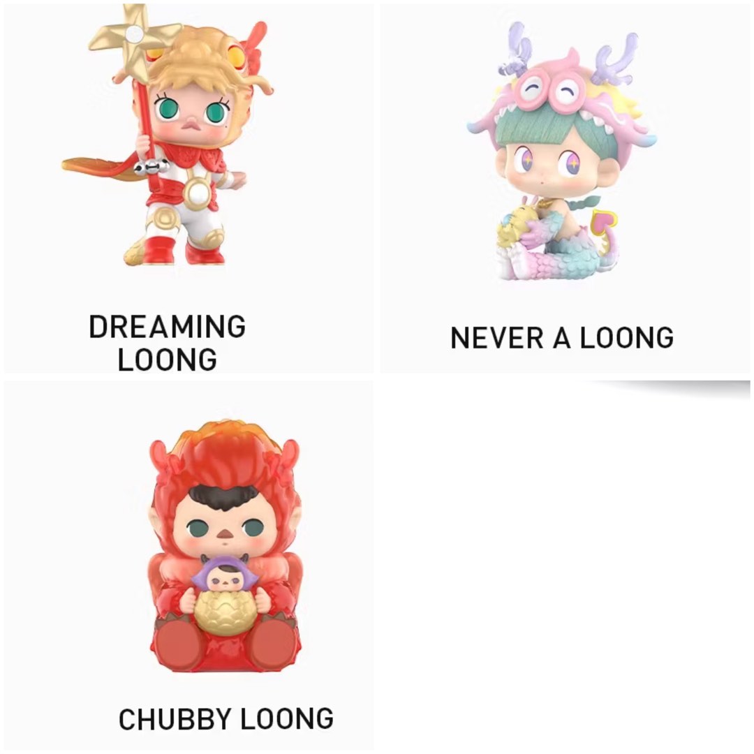 Popmart Loong Presents The Treasure, Hobbies & Toys, Toys & Games on ...