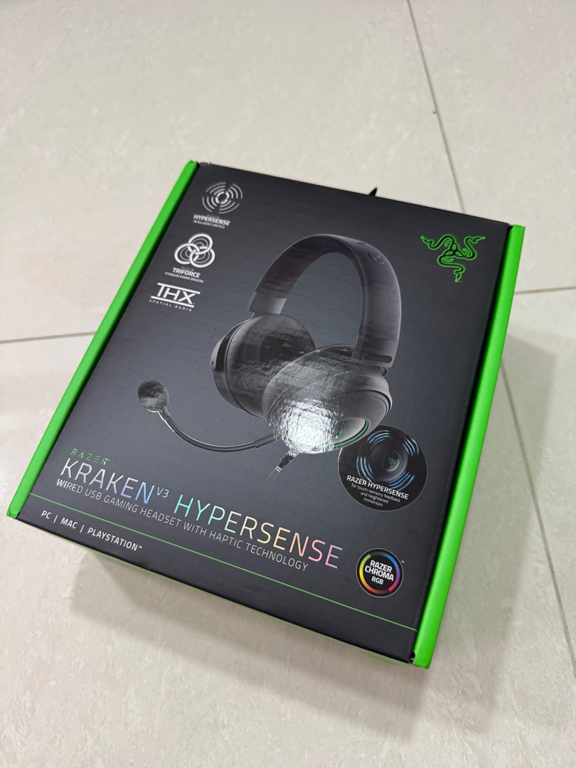 Razer Kraken Hypersense, Audio, Headphones & Headsets on Carousell