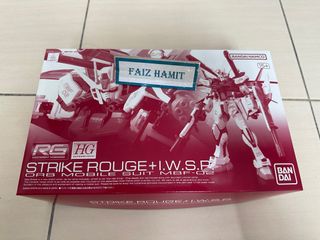 Bandai RG Strike Rouge Gundam + IWSP ( new ), Hobbies & Toys, Toys ...