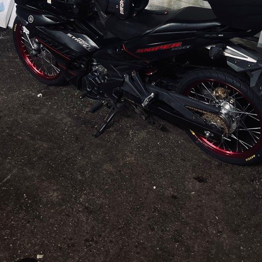 Rim Excel Asia Merah 17” Y15 Y15ZR, Motorcycles, Motorcycle Accessories ...