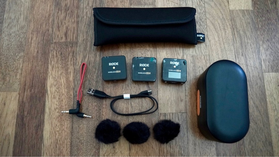 rode wireless go 2 (With zgcine battery charger), Audio, Microphones on ...