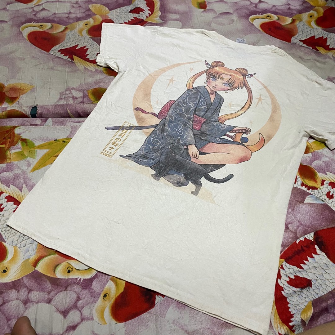 SAILOR MOON BIG BACKPRINT SHIRT (AUTHENTIC), Women's Fashion, Tops ...