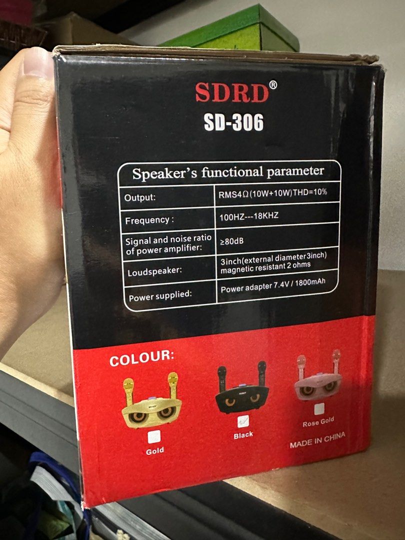 SDRD SD 306 Home Karaoke set KTV ( Black colour), Audio, Soundbars ...