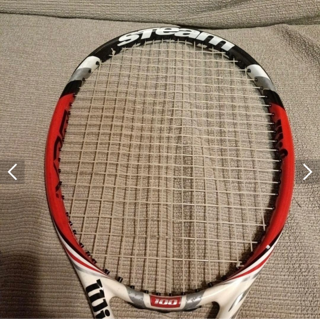 Selling Wilson Steam 100 L1, Sports Equipment, Sports & Games, Racket ...