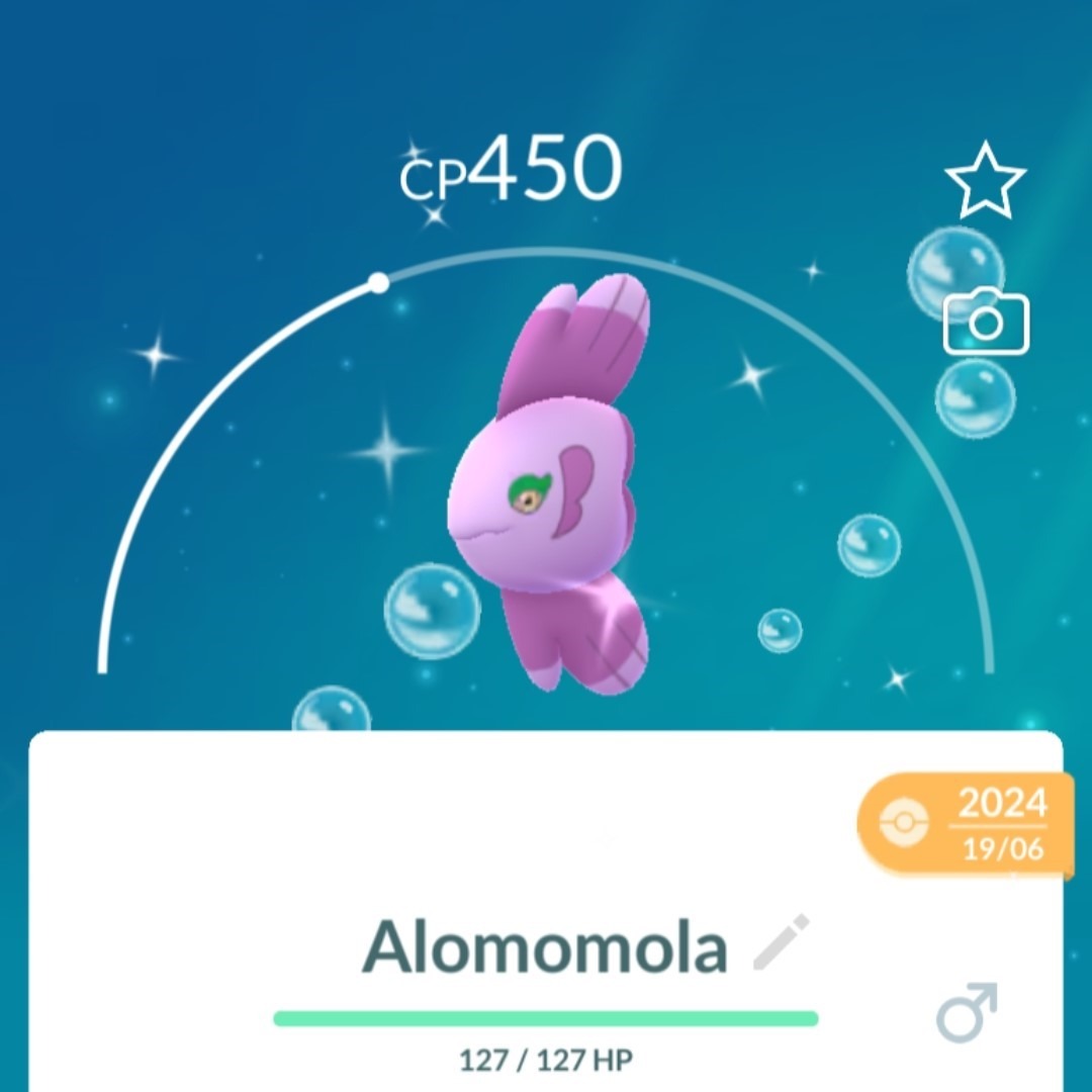 Shiny Alomomola 2024 Pokémon Go, Video Gaming, Video Games, Others on ...