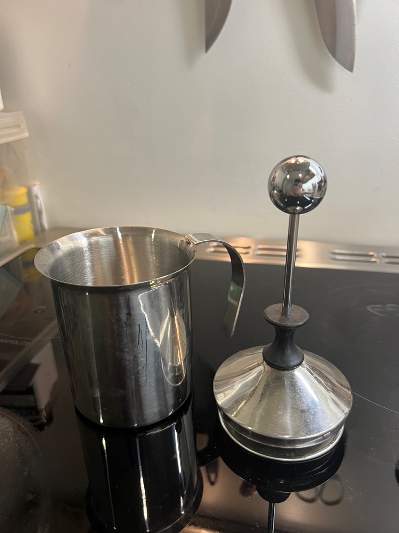 Stainless Milk Foamer, Furniture & Home Living, Kitchenware & Tableware ...