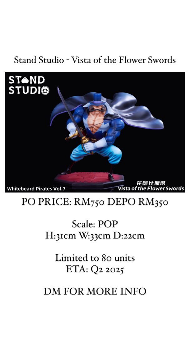Stand Studio - Vista of the Flower Swords, Hobbies & Toys, Toys & Games ...