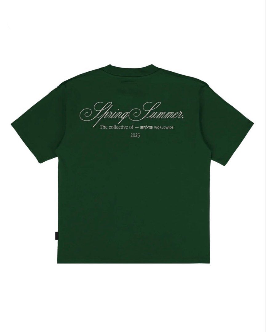 SVG SS25 Cursive Tee, Luxury, Apparel on Carousell
