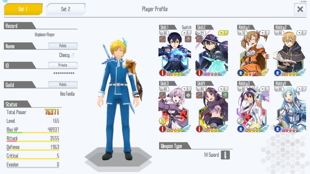 Sword Art Online Integral Factor Starburst Stream Kirito Account, Video ...