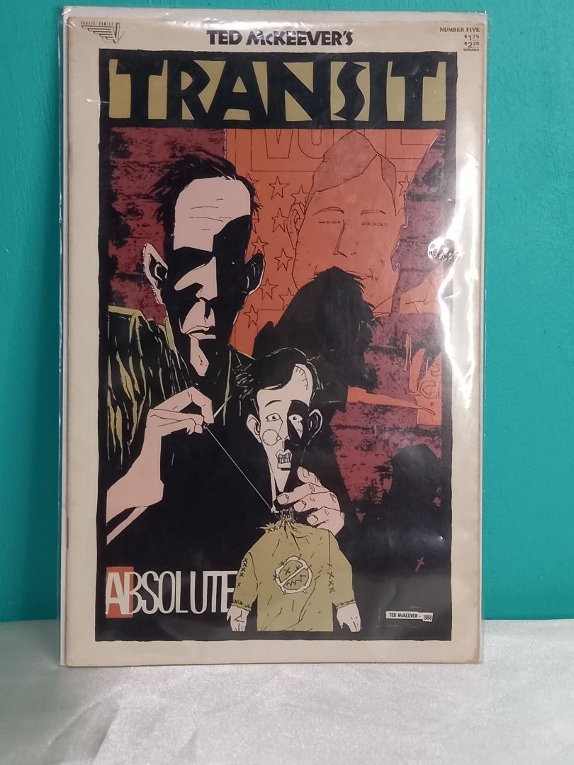 Ted McKeever's Transit #5 Vortex Publishing March 1988, Hobbies & Toys ...