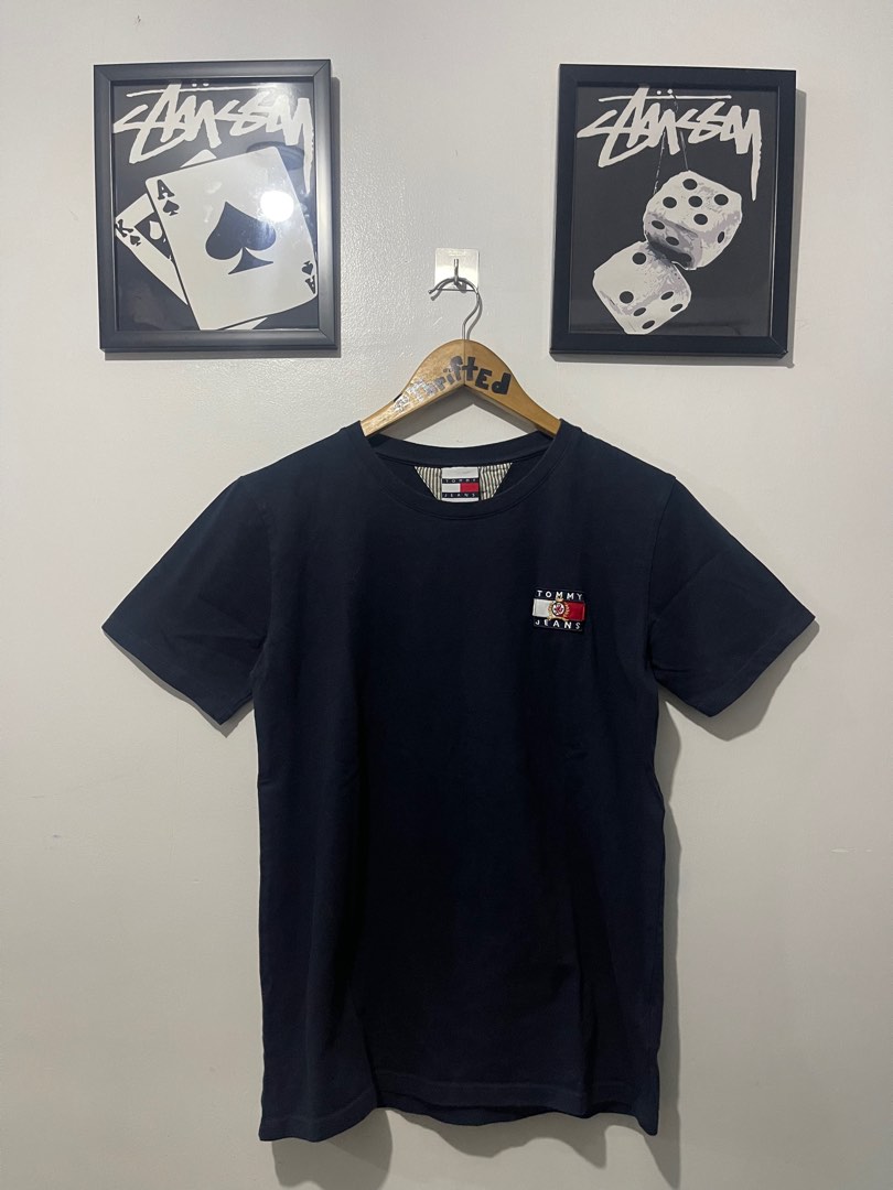 Tommy Jeans Big back print logo, Men's Fashion, Tops & Sets, Tshirts ...