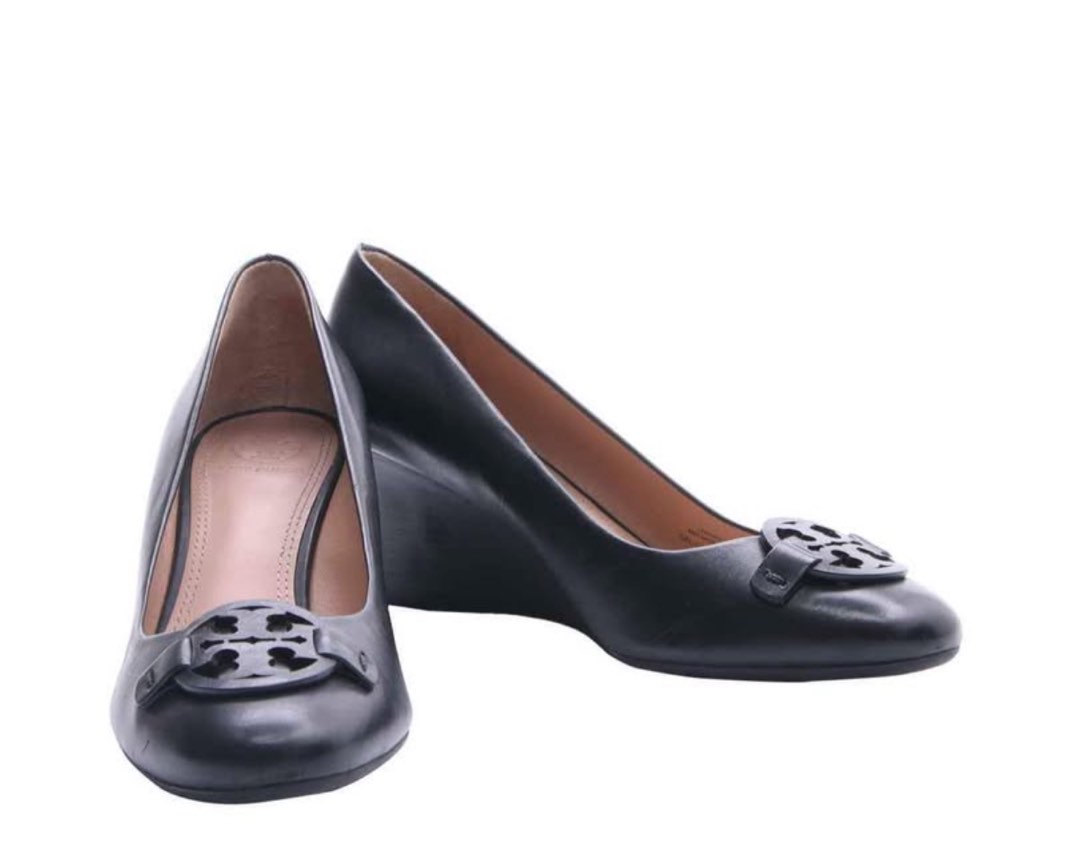 Tory Burch Pump in Wedges black school shoes black sandals dark blue ...