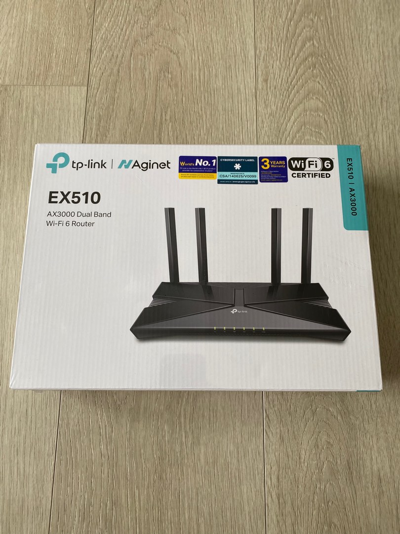 TP-Link EX510 AX3000 Dual Band Wi-Fi 6 Router, Computers & Tech, Parts ...