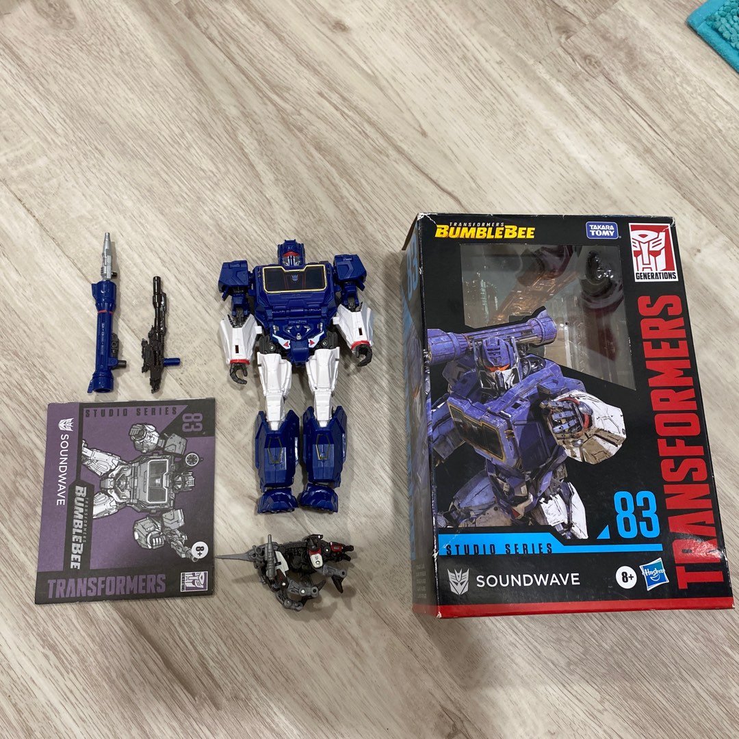 Transformers Studio Series SS83 Soundwave + Ravage BIB Bumblebee movie ...