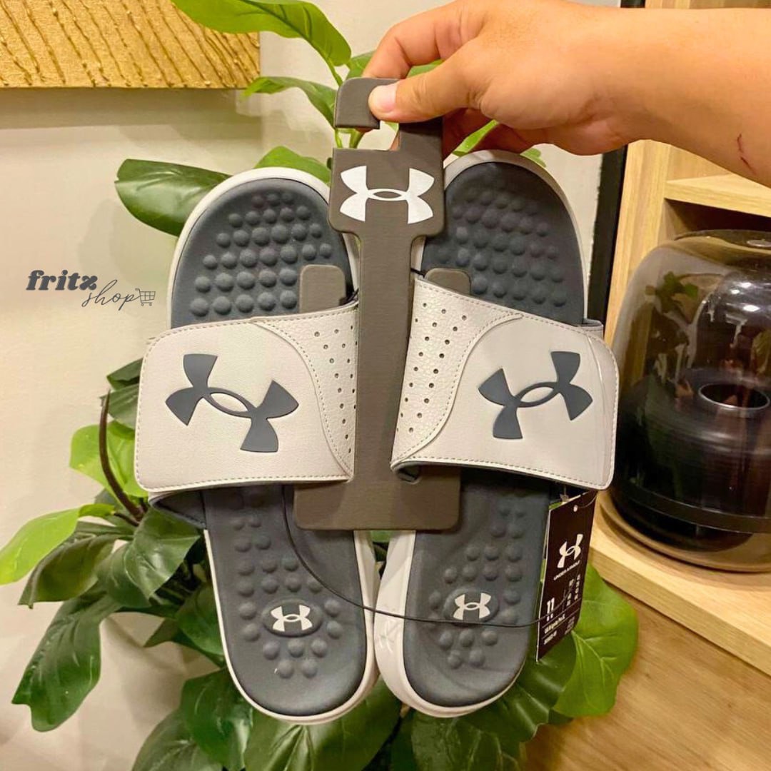 UA Ignite Pro SL Gray, Men's Fashion, Footwear, Slippers & Slides on ...