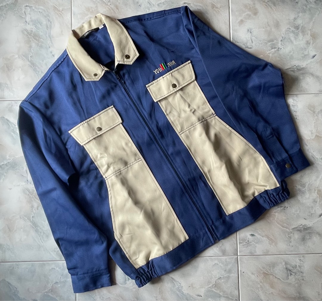 VINTAGE RETRO BOWLING COLORBLOCK JACKET, Men's Fashion, Coats, Jackets ...